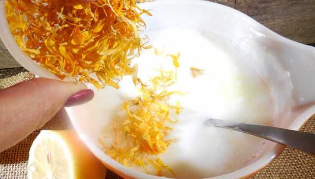 Simple 3-Ingredient Lemon Calendula Soap