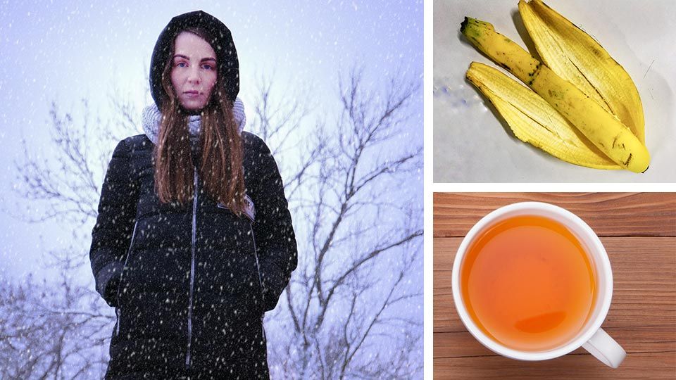 This Banana Skin Tea Recipe Can Help Insomnia And The Winter Blues